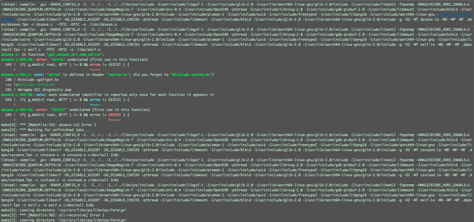 Unable To Compile From Source Code For `8131` · Issue 3024 · Libvipslibvips · Github