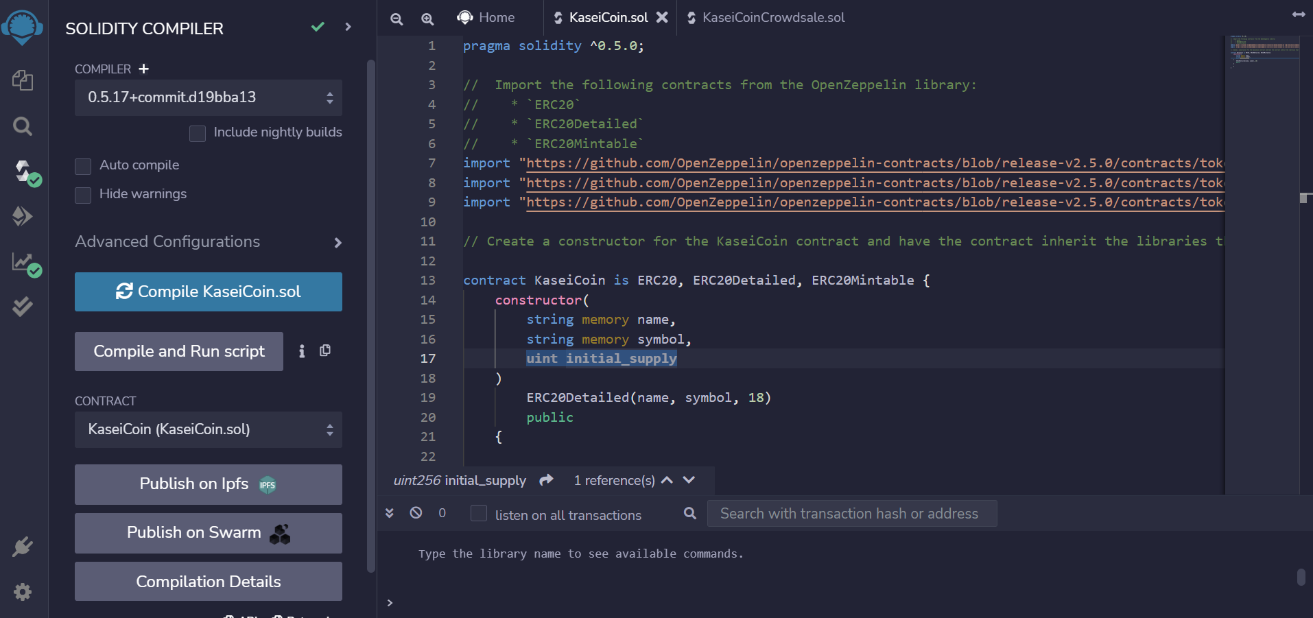 GitHub - nstaff515/KaseiCoin