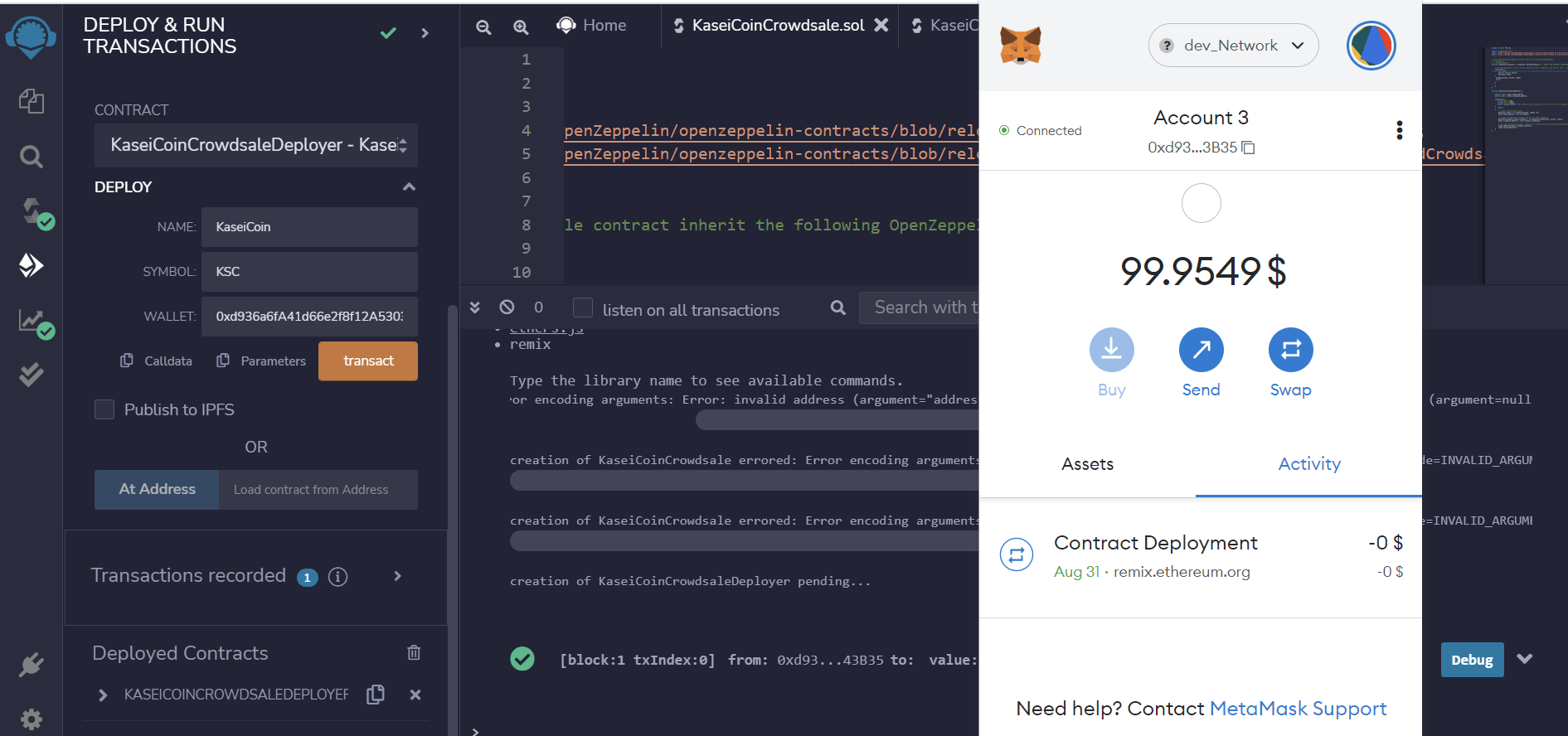 GitHub - nstaff515/KaseiCoin