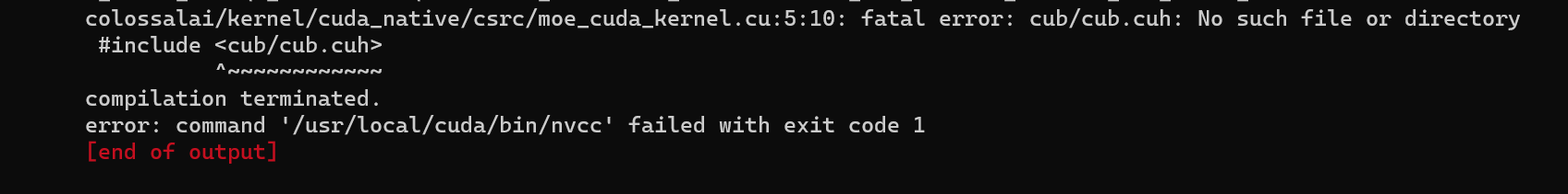 Bug · Issue 1389 · Hpcaitechcolossalai · Github
