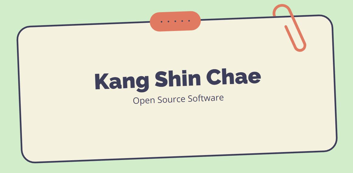 KANGSINCHAE · GitHub