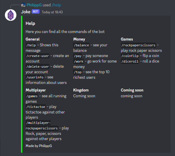 GitHub - daedalusdontknow/Jokes-Discord-Bot: A Discord Bot made with JDA