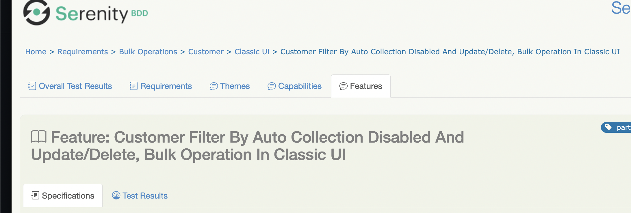Feature name with / is truncated in the report · Issue #3004 · serenity ...