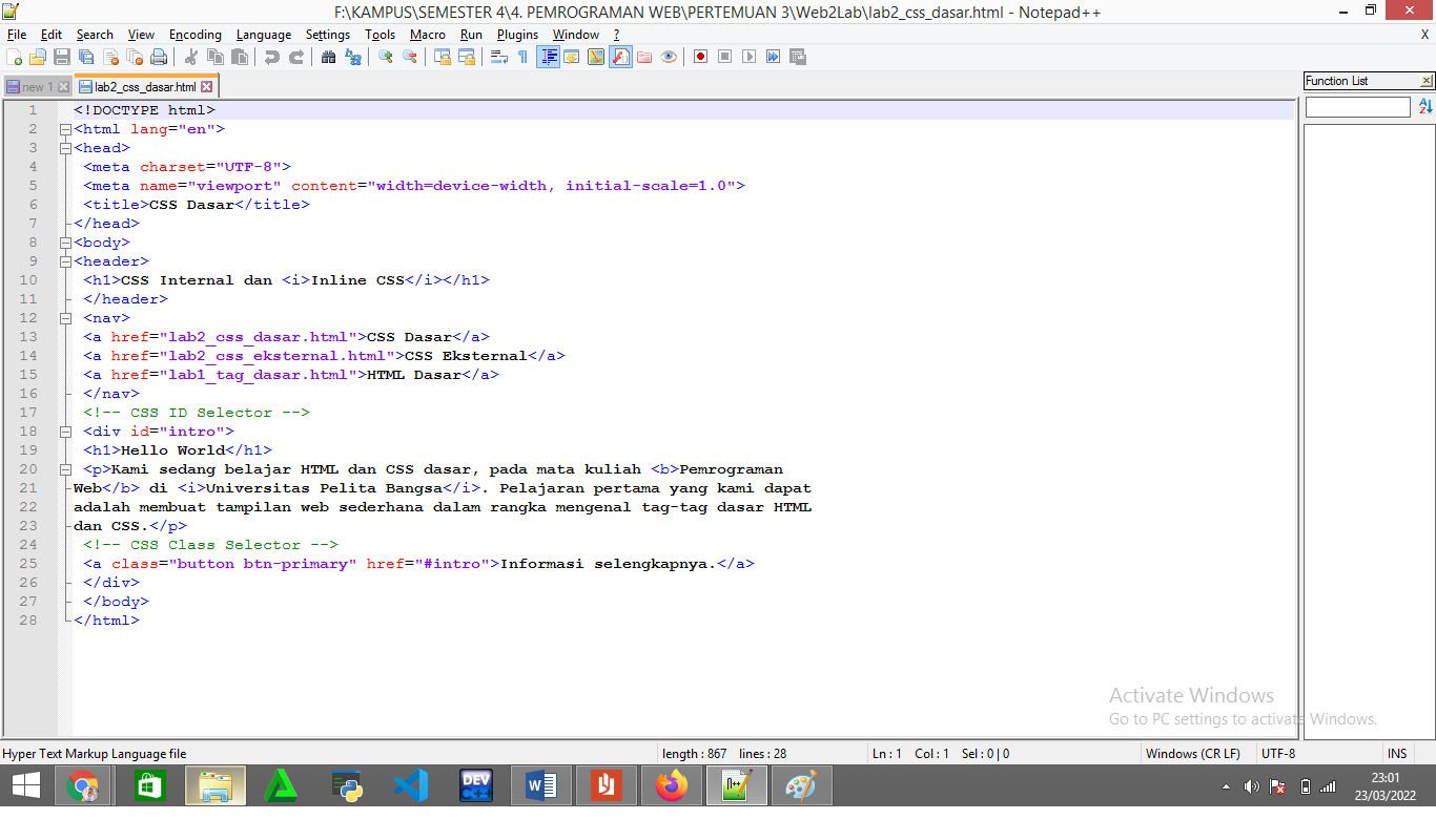 GitHub - DianaDwiRahayu/Lab2Web