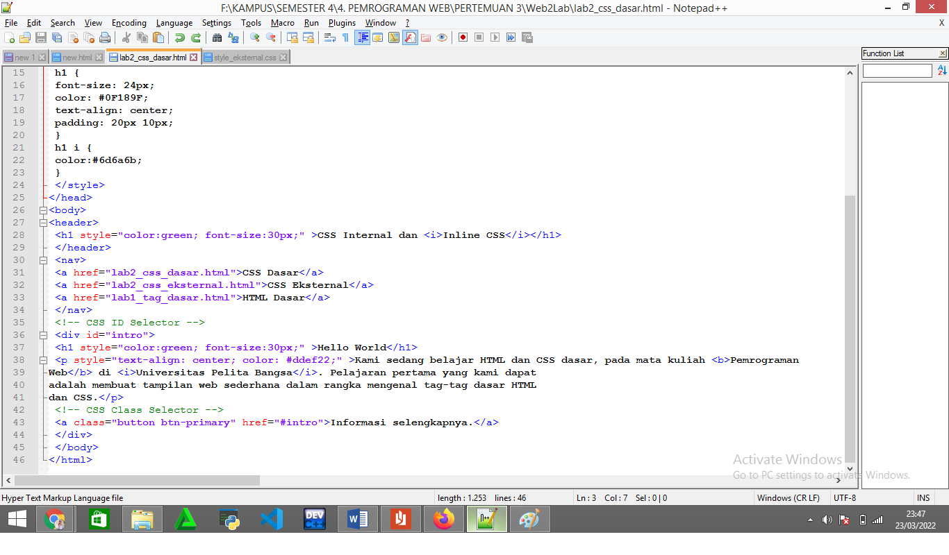 GitHub - DianaDwiRahayu/Lab2Web