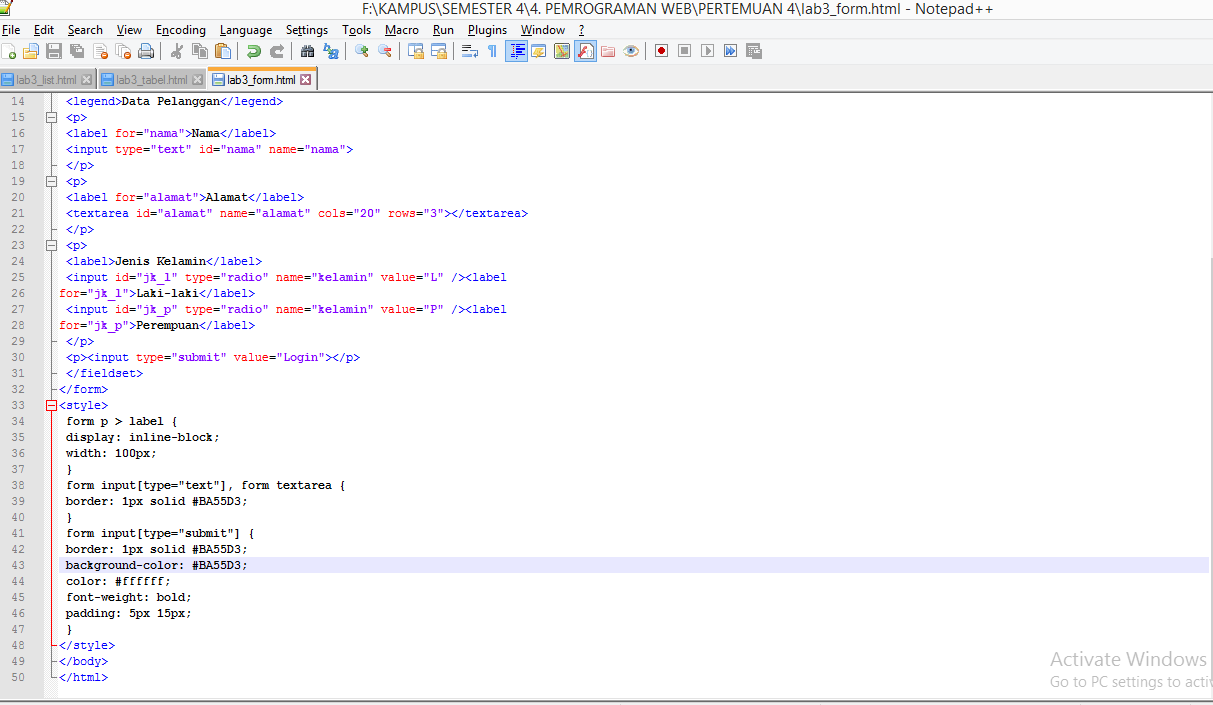 GitHub - DianaDwiRahayu/Lab3Web