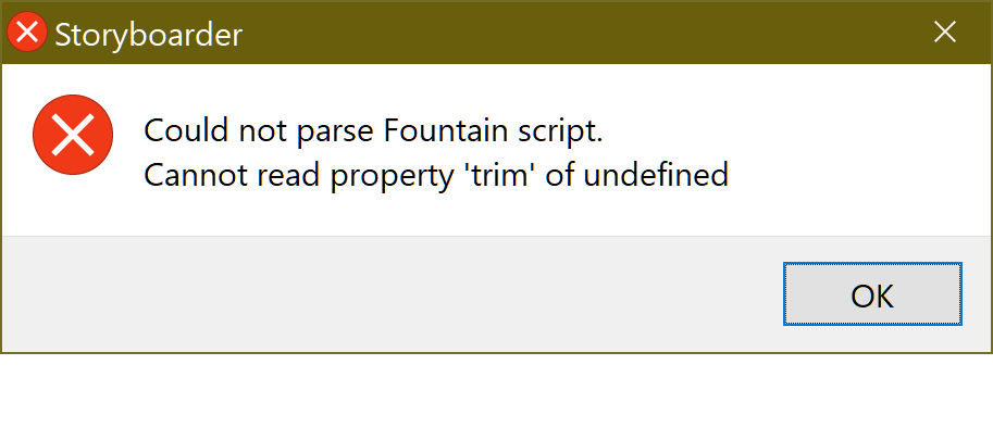 Error creating storyboard from .fountain · Issue #1608 · wonderunit/storyboarder · GitHub