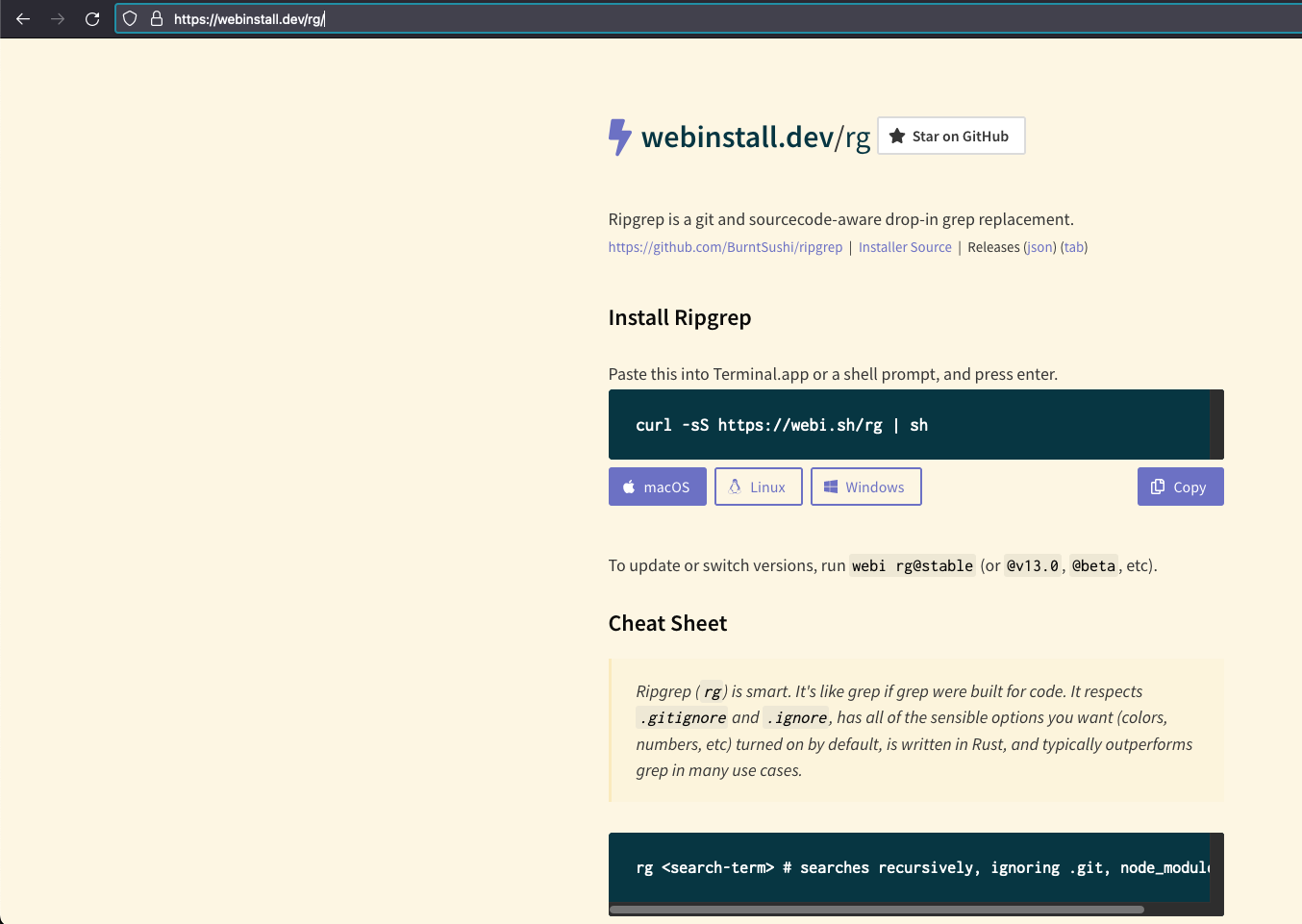 Why is webi.sh not redirect to information page about the package? · Issue #513 · webinstall ...