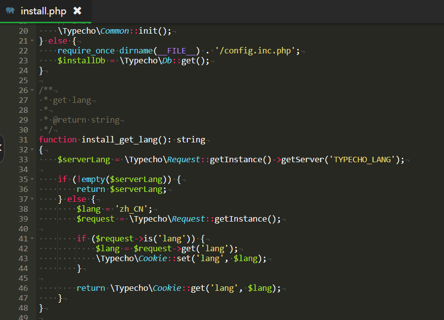 安装报语法错误 · Issue #1432 · typecho/typecho · GitHub