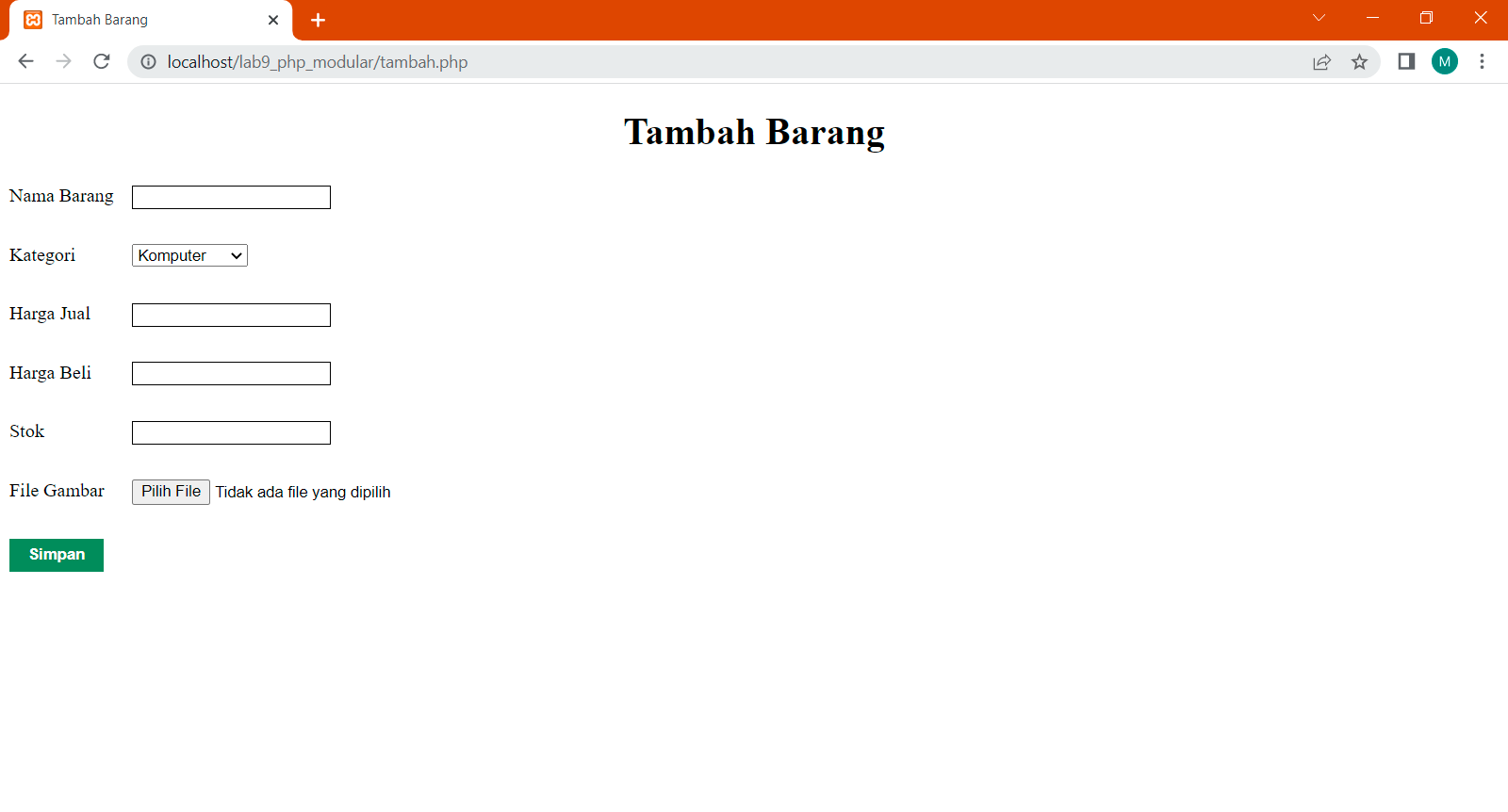 GitHub - MuflihFF/Lab9Web