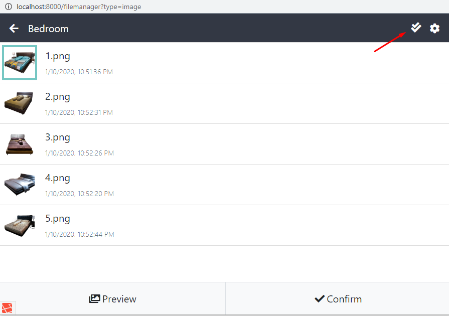 Select multiple photos · Issue #487 · UniSharp/laravel-filemanager · GitHub