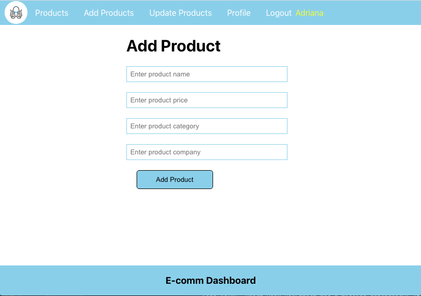 GitHub - AdrianaLatorreGit/eDashboard-node-react-mongo: CRUD exercise in Node.js, React and Mongodb