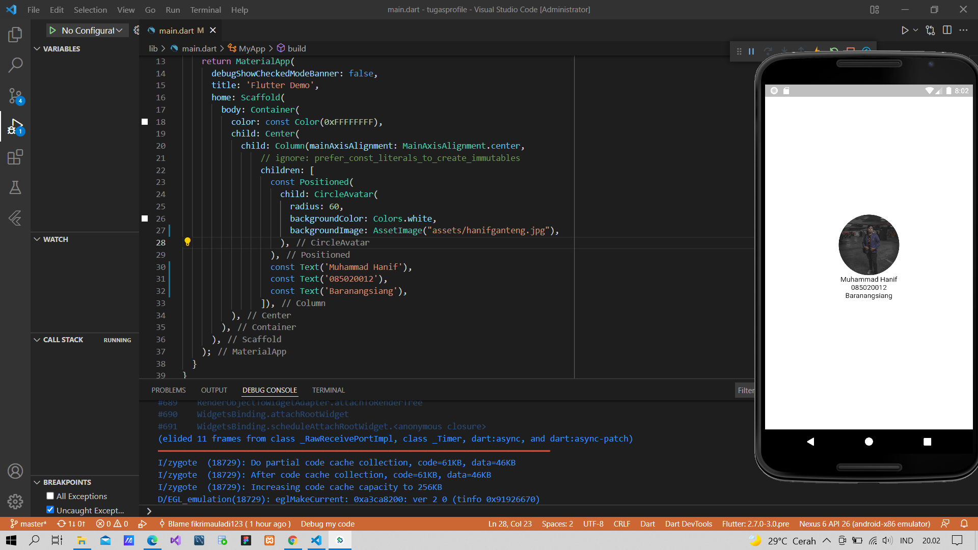 GitHub - Haniff27/layoutprofile