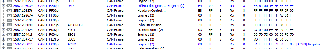 Tool is not honoring NACKs when requesting DM7/DM58 for unsupported SPs ...