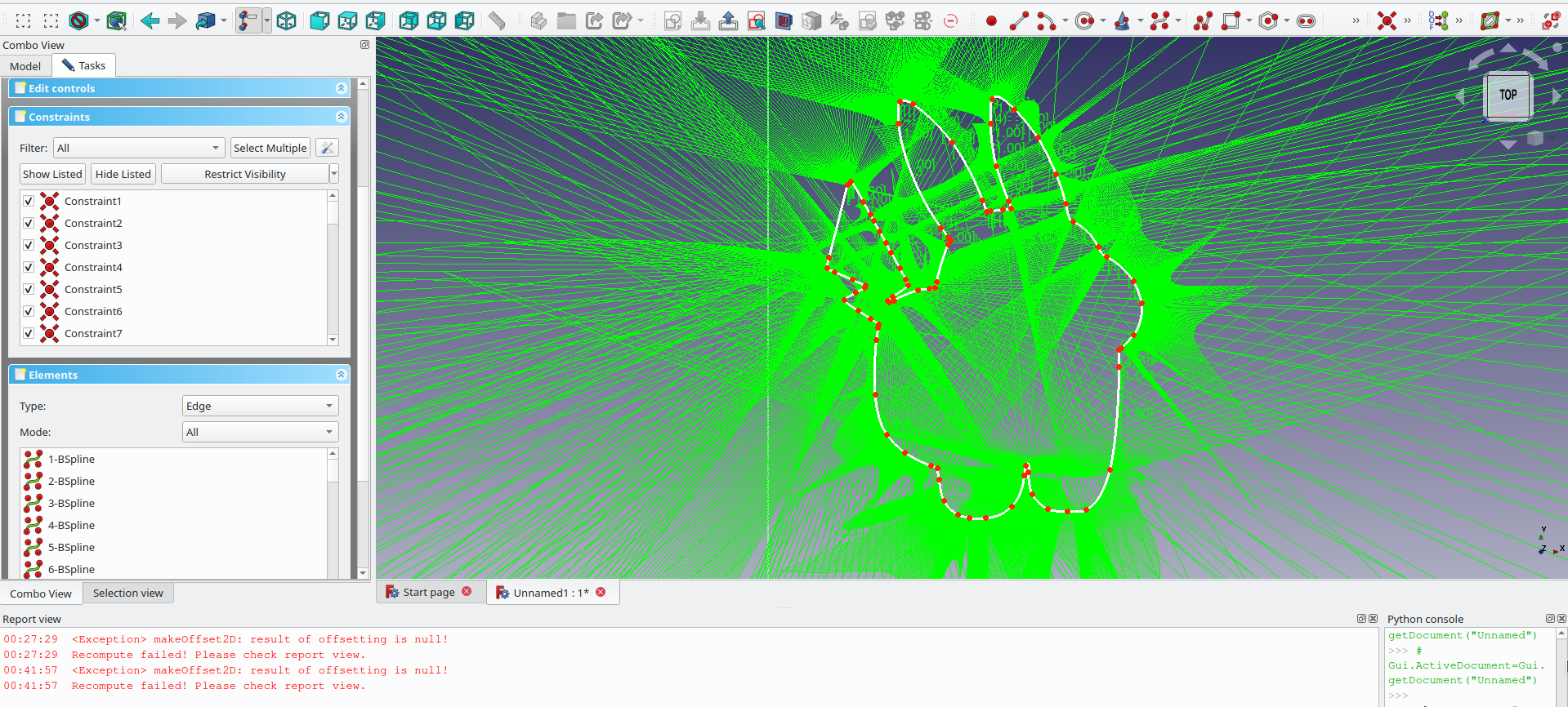 [Problem] 2D Offset with a complex imported sketch · Issue #7945 · FreeCAD/FreeCAD · GitHub