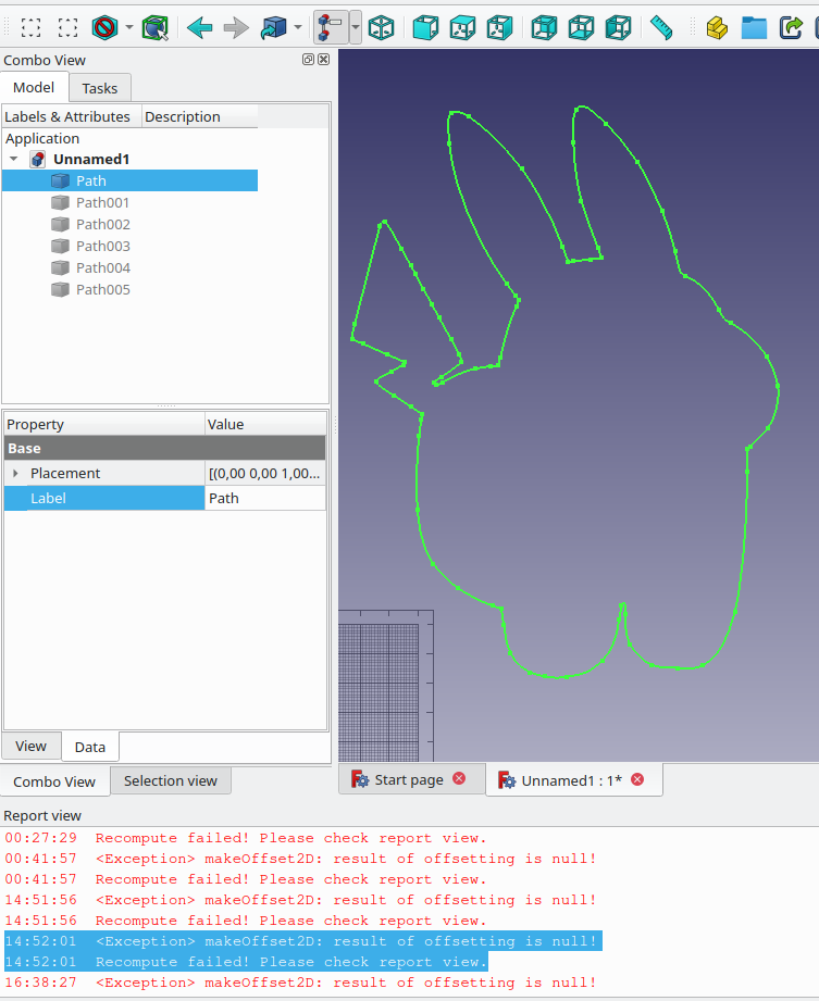 [Problem] 2D Offset with a complex imported sketch · Issue #7945 · FreeCAD/FreeCAD · GitHub