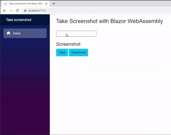 GitHub - CodeMurals/TakeScreenshotBlazorWebAssembly: How to take a screenshot with Blazor ...