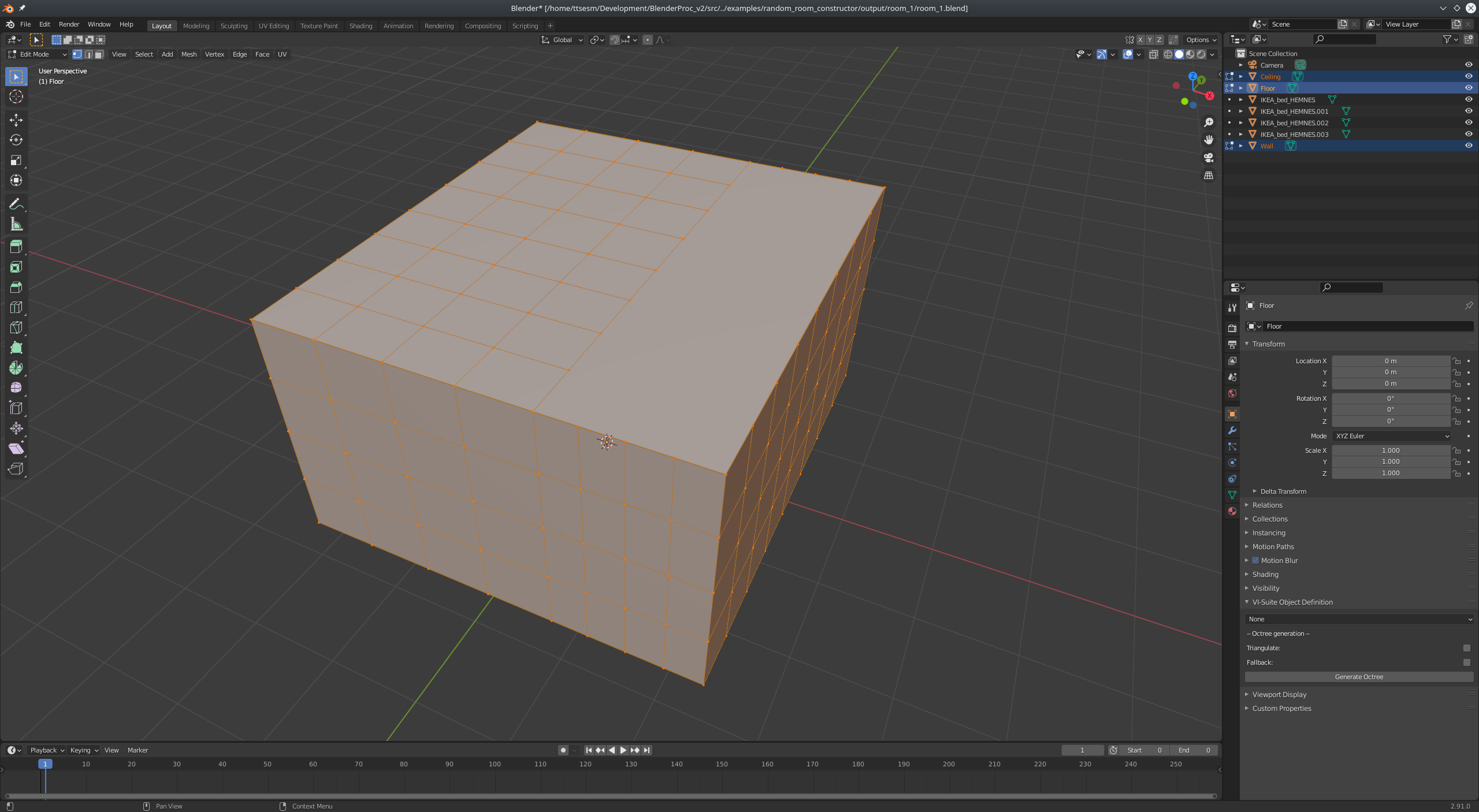 Questions regarding the random room constructor · Issue #140 · DLR-RM/BlenderProc · GitHub