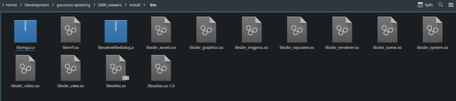 SIBR_viewers no binary files are compiled · Issue #223 · graphdeco-inria/gaussian-splatting · GitHub