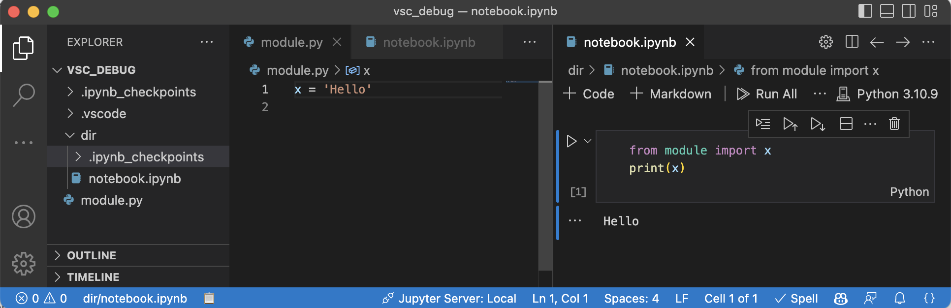 Detected Project Namespace Not In Sync If Notebook Is Not In Root Folder · Issue 12646