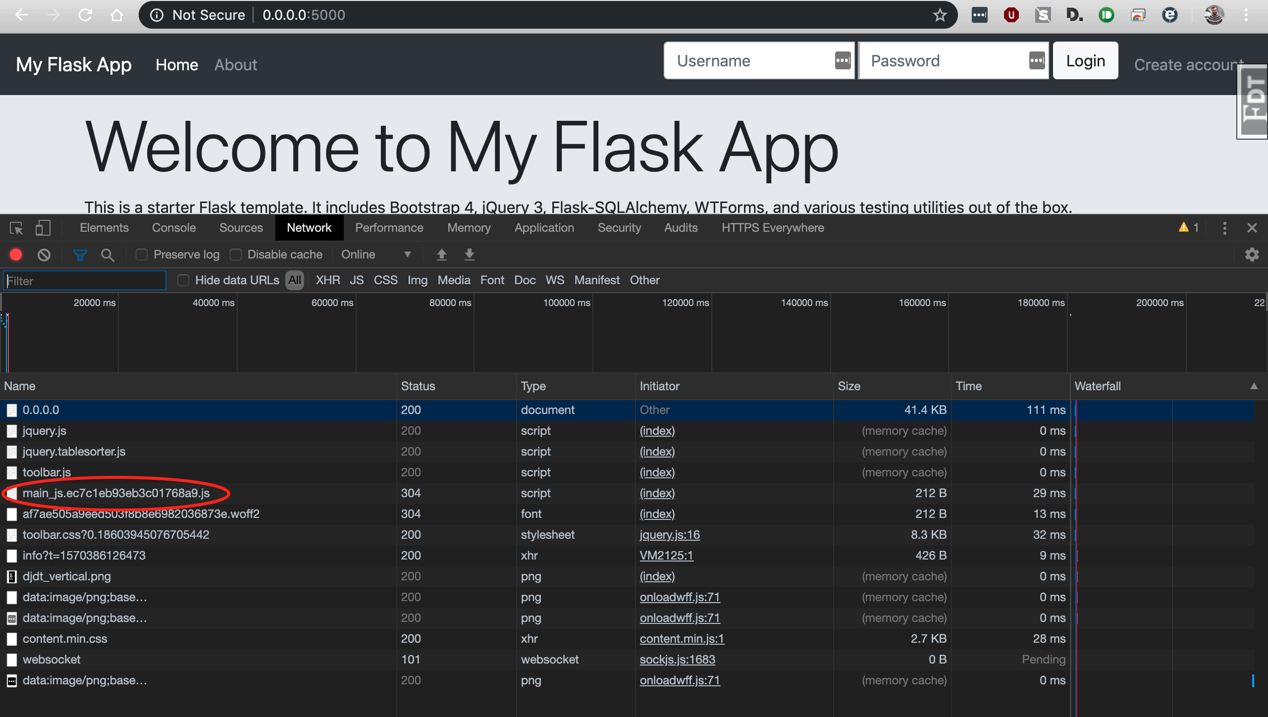 Please Add Example Function In Script Js · Issue 576 · Cookiecutter Flask Cookiecutter Flask
