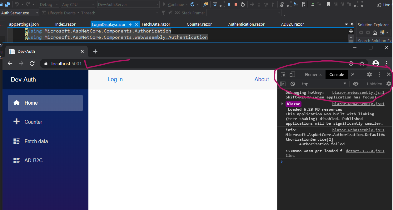 Net Core Debug Blazor Web Assembly In Chrome Leads To Forever Spinning Chrome Page With About 8192