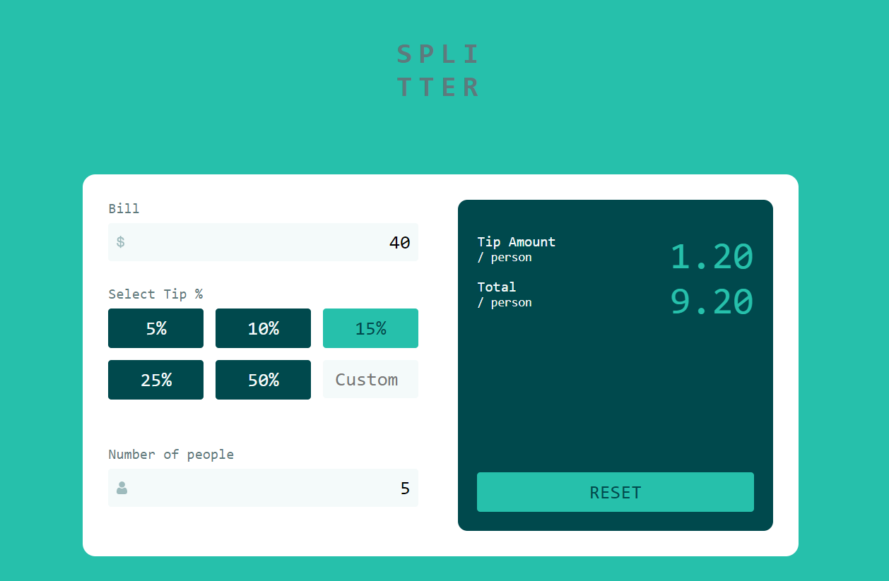 GitHub - meltem-fs/splitter-calculater