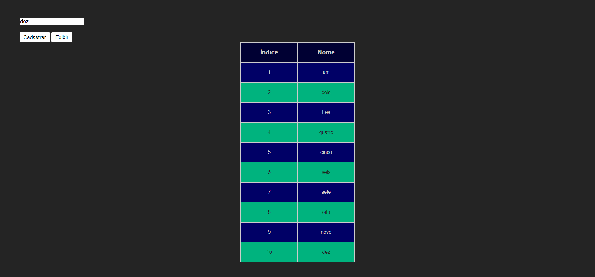GitHub - renansouzasm/Tabela-com-vetores-JS: Tabela com vetores JS