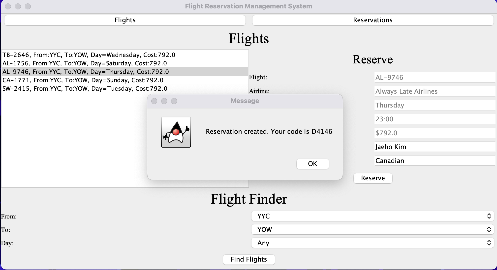 GitHub - jaehokimdev/Flight-Reservation-Management-System