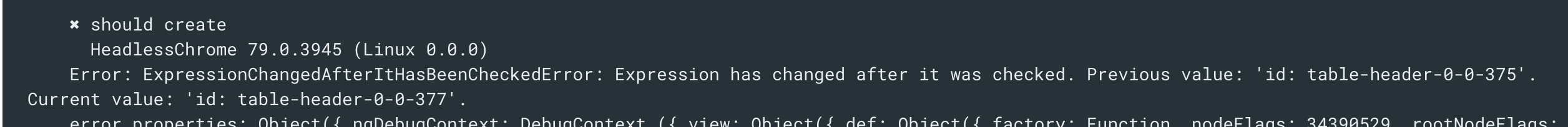 using StickyHeader attribute Getting ExpressionChangedAfterItHasBeenCheckedError: Expression has ...