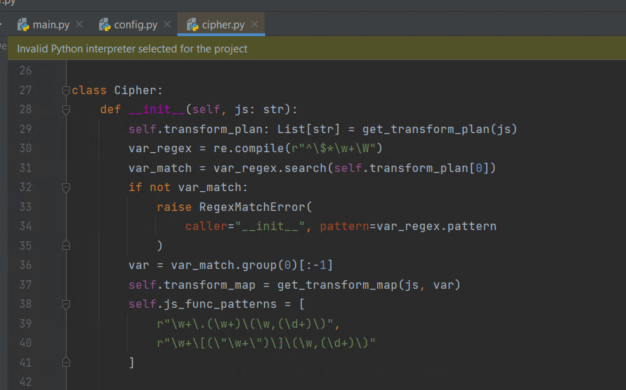 [BUG] RegexMatchError('__init__: could not find match for ^\\w+\\W') · Issue #1326 · pytube ...