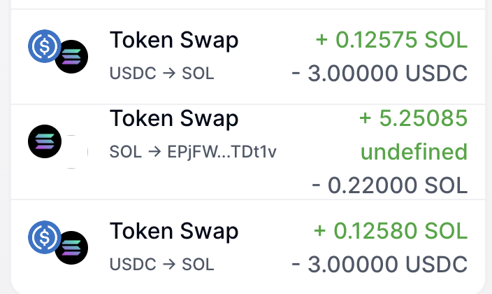 Usdc Is Sometimes Undefined In Account History Token Swap Transactions · Issue 2730 · Coral Xyz 