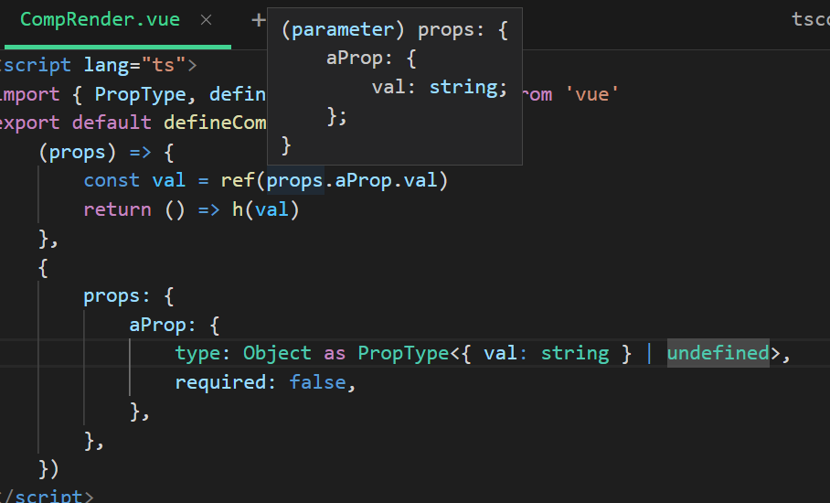 Not-required props type declaration should be optional. · Issue #3177 · vuejs/language-tools ...