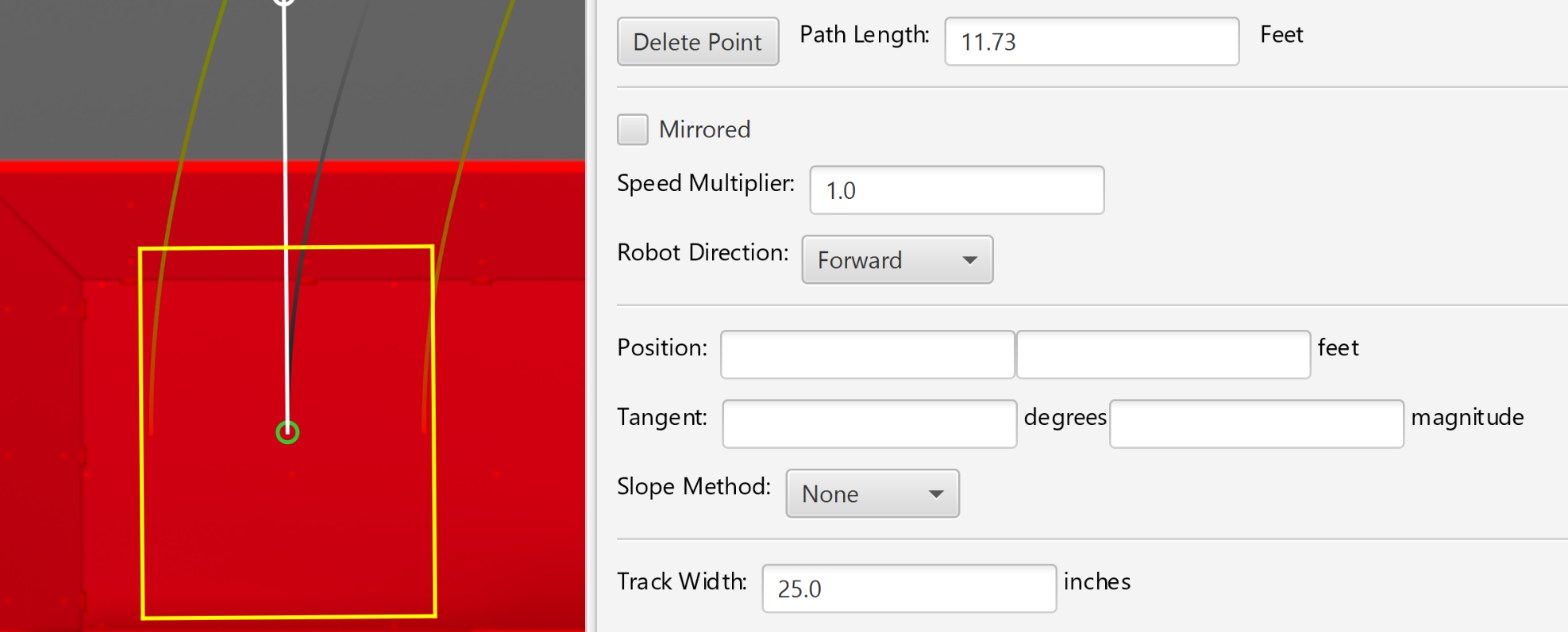 Position and tangent fields are empty · Issue #9 · TeamMeanMachine/PathVisualizer · GitHub
