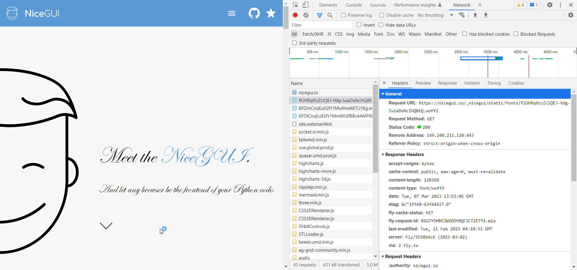 Strange Font on nicegui.io · Issue #462 · zauberzeug/nicegui · GitHub