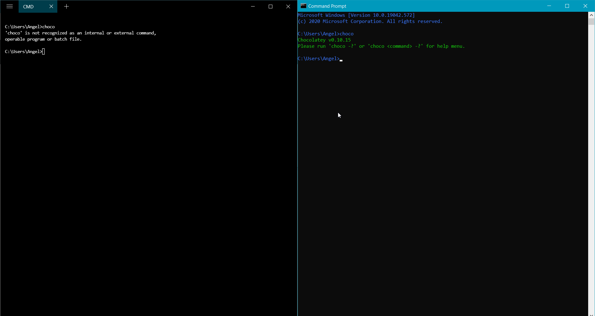 [BUG] Fails to detect recently installed commands · Issue #863 · felixse/FluentTerminal · GitHub