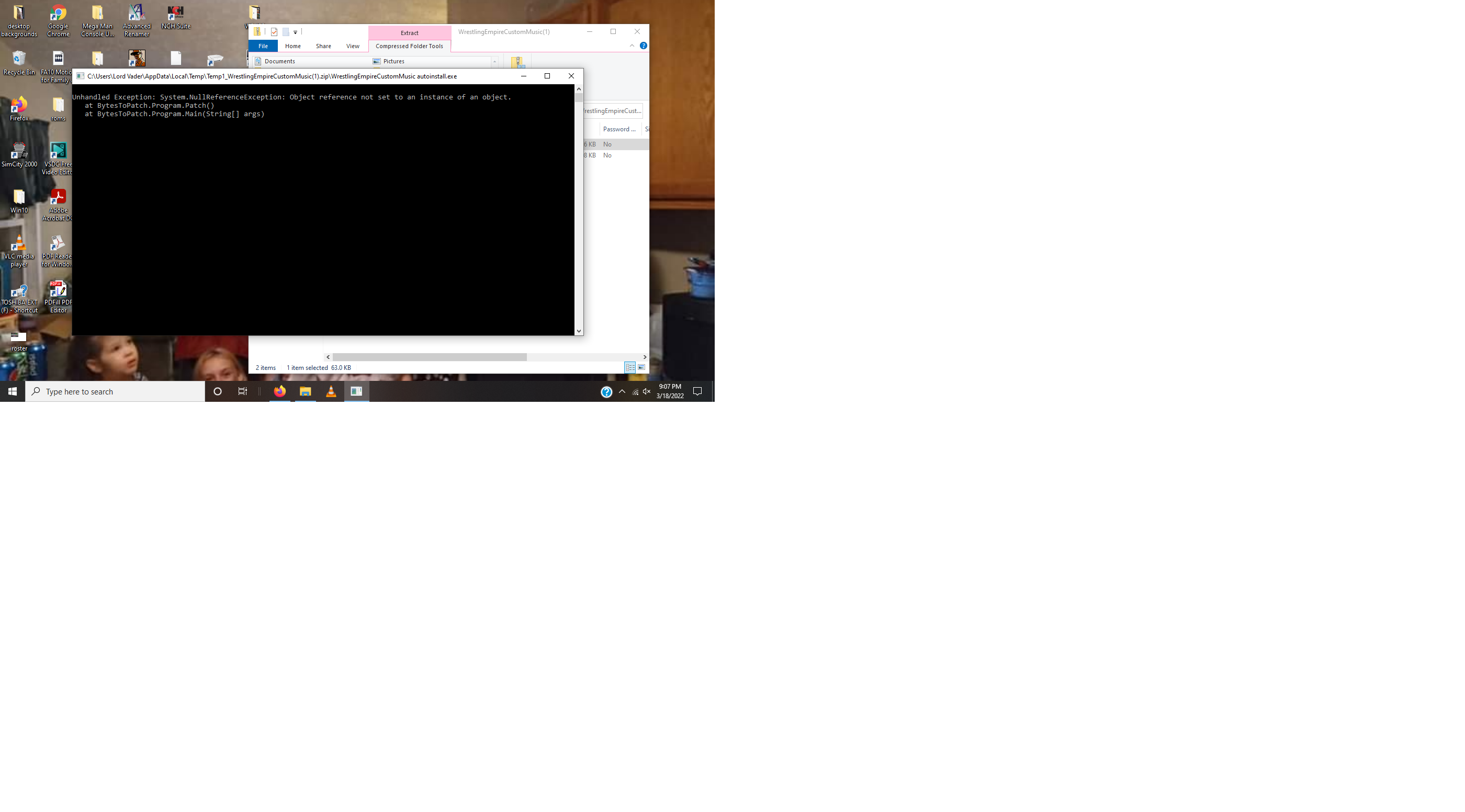 Application Loading Error · Issue #7 · JustSomeGuy1234/WrestlingEmpireCustomMusic · GitHub