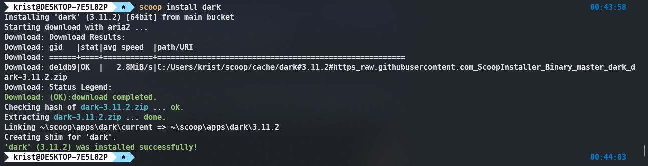 dark@3.11.2: decompress error · Issue #4004 · ScoopInstaller/Main · GitHub