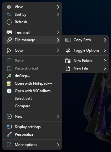 How would I add an option that will copy the name of the files I select to my clipboard? · Issue ...