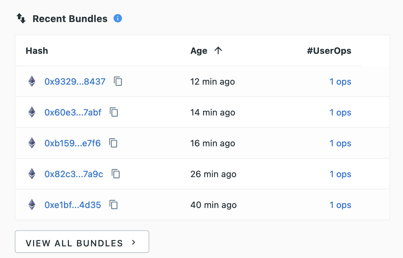 Create page to show bundle · Issue #65 · jiffy-labs/jiffyscan-frontend · GitHub
