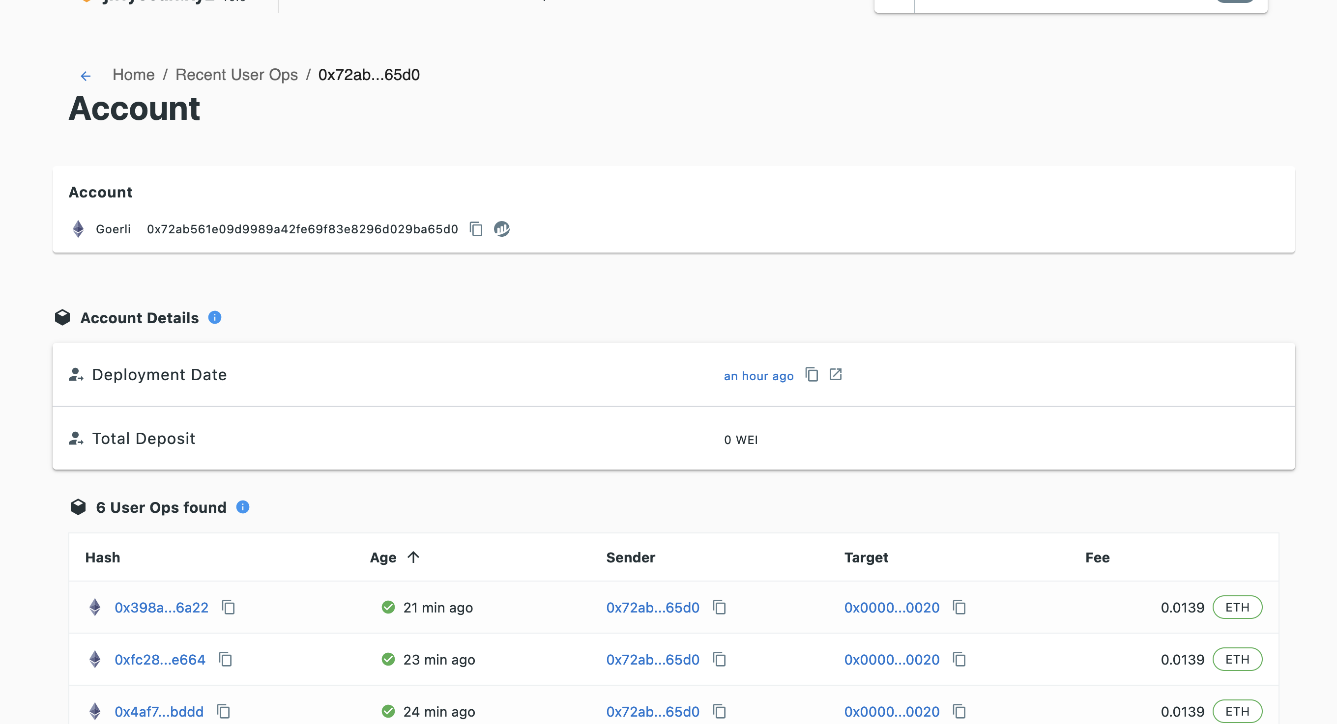 Create page to show bundle · Issue #65 · jiffy-labs/jiffyscan-frontend ...