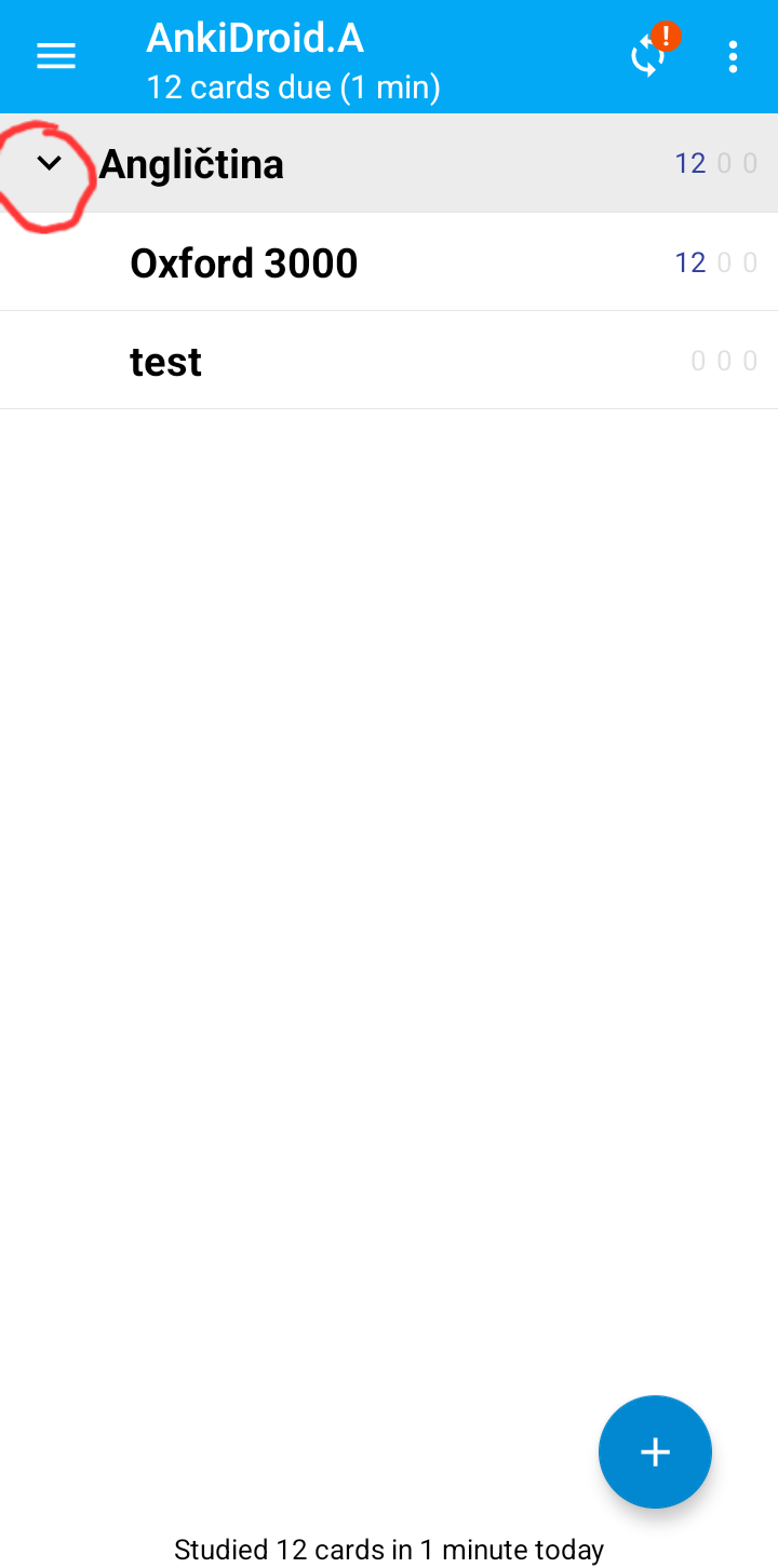 [Bug] Subdecks are not collapsed after tapping the arrow with V16 schema · Issue #11999 ...