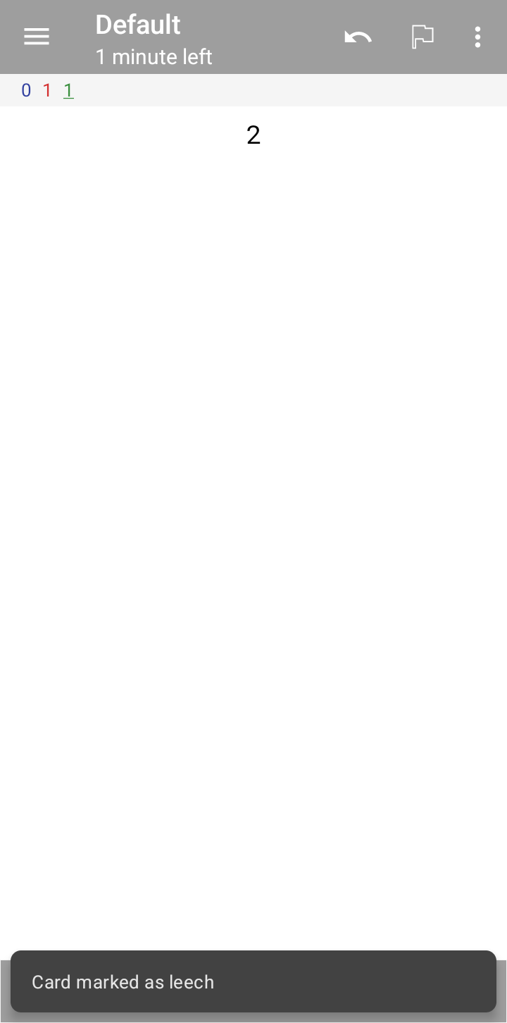 [Bug] "Card marked as leech" snackbar shows on top of answer buttons · Issue #12606 · ankidroid ...