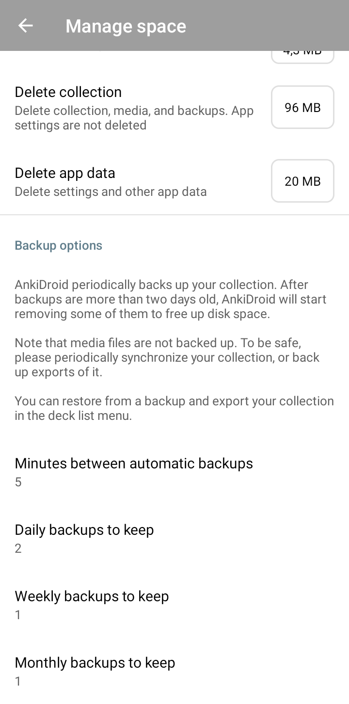 [Bug] Two settings of backup · Issue #13121 · ankidroid/Anki-Android · GitHub