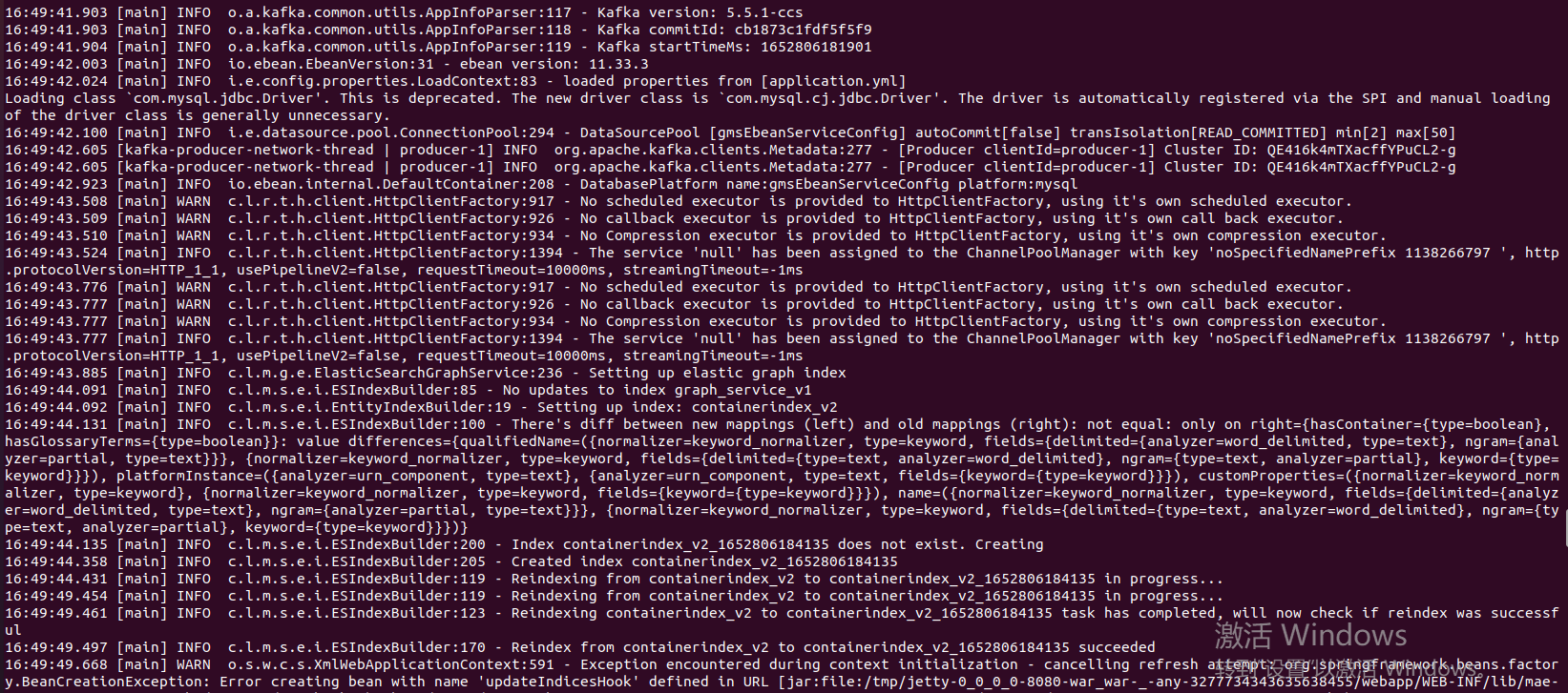 Unable To Run Quickstart Datahub Gms Is Running But Not Healthy · Issue 4606 · Datahub Project