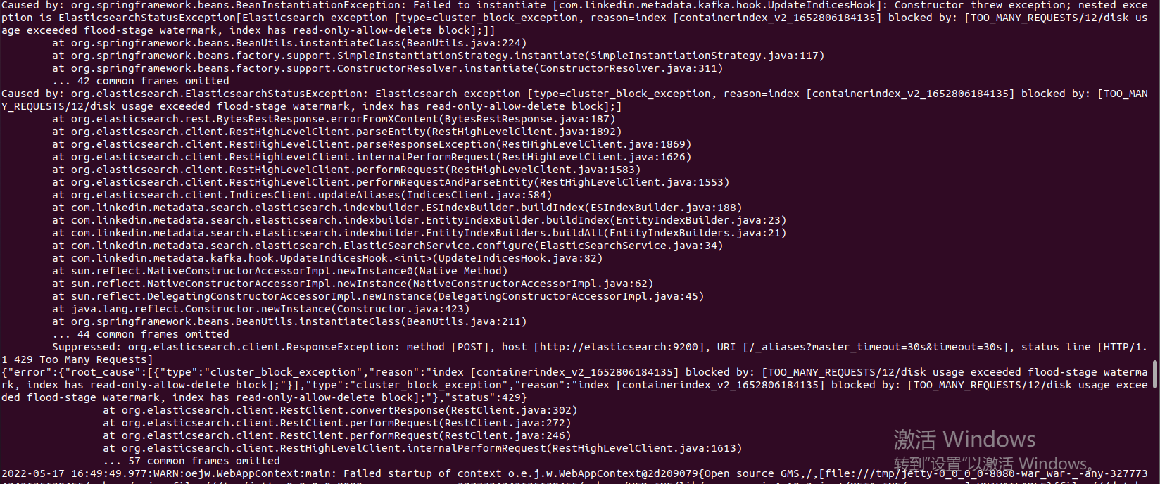 unable to run quickstart, datahub-gms is running but not healthy · Issue #4606 · datahub-project ...