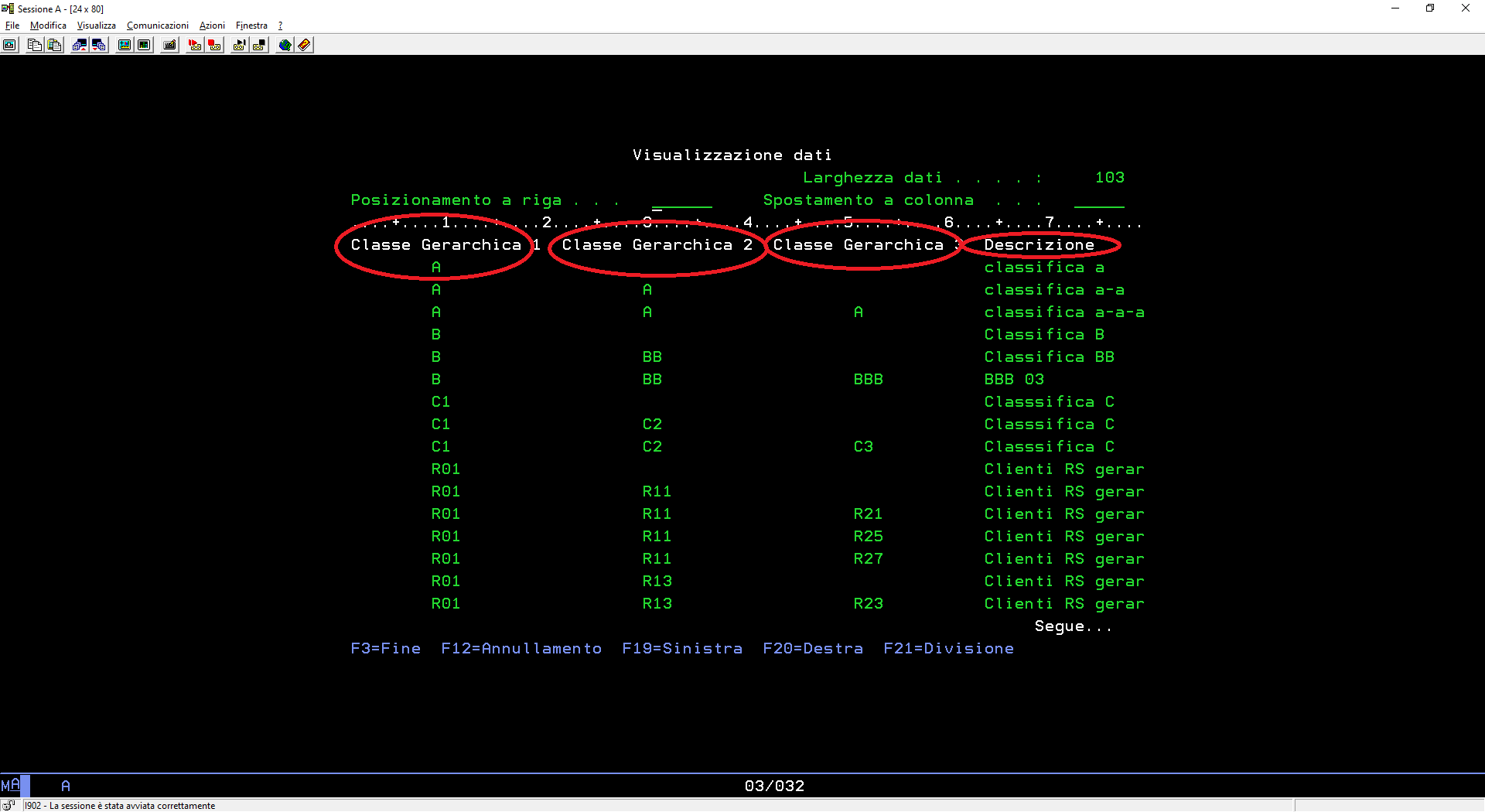 update to version 21.1.2 means DB/2 AS400 tables "description" column ...
