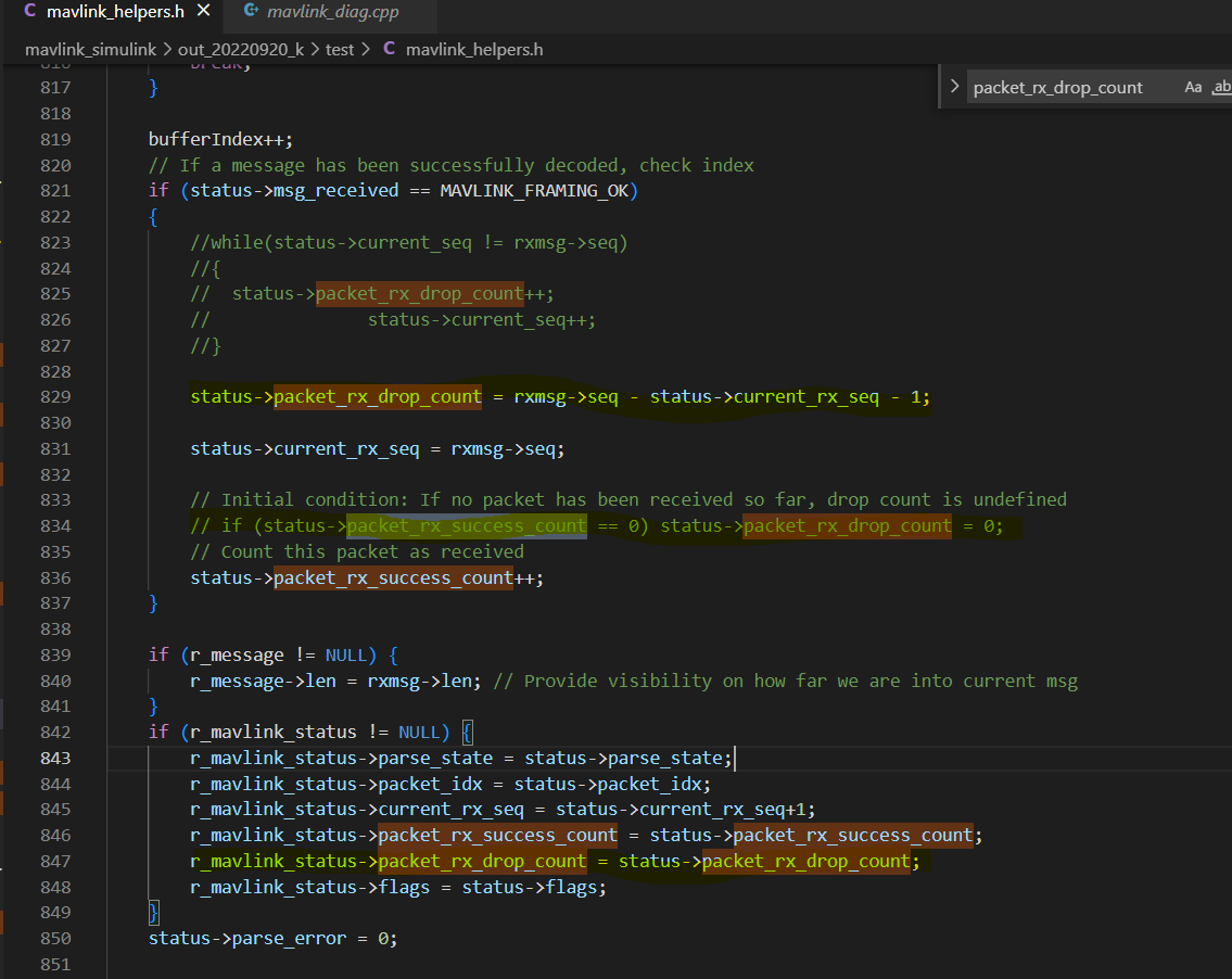 Dropped Message Counter Is Not Working · Issue 770 · Ardupilot Pymavlink · Github