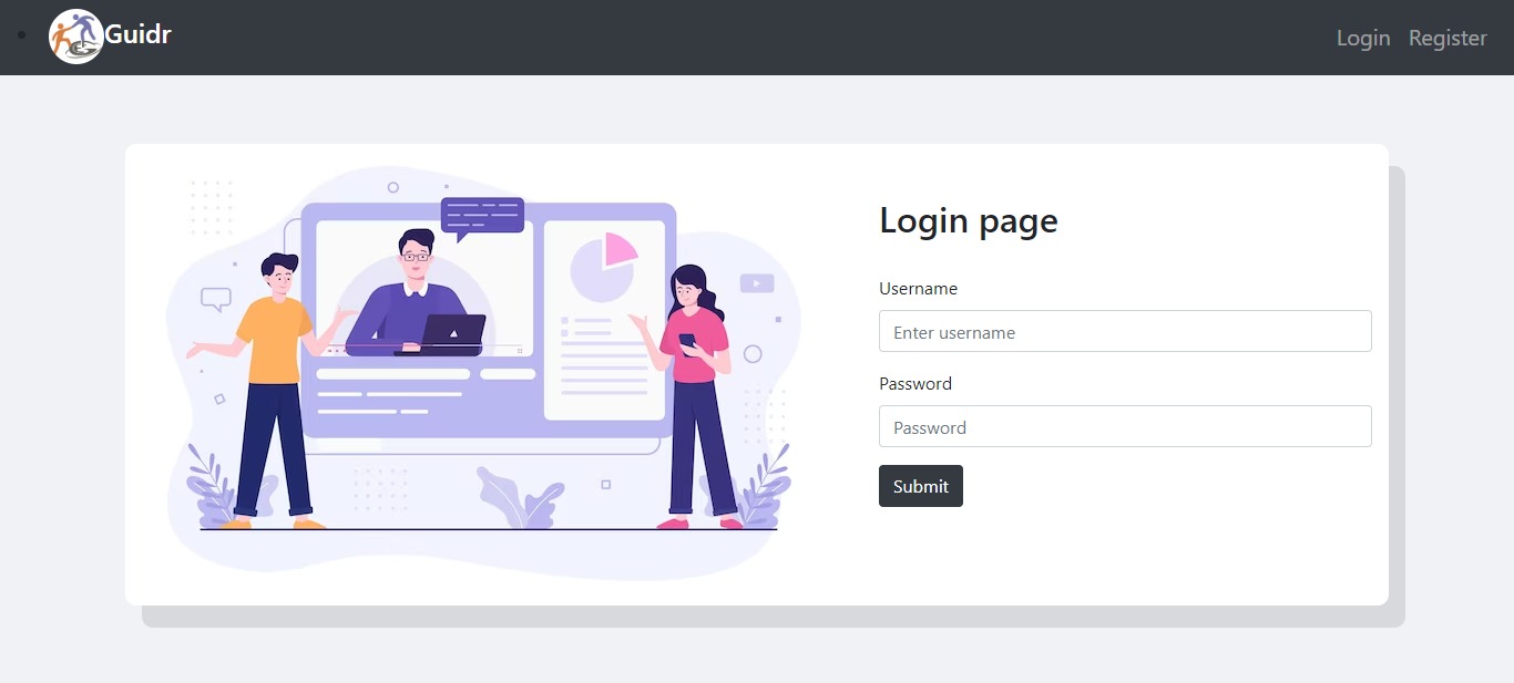 GitHub - hi-anusha/Guidr: I2C2 hackathon