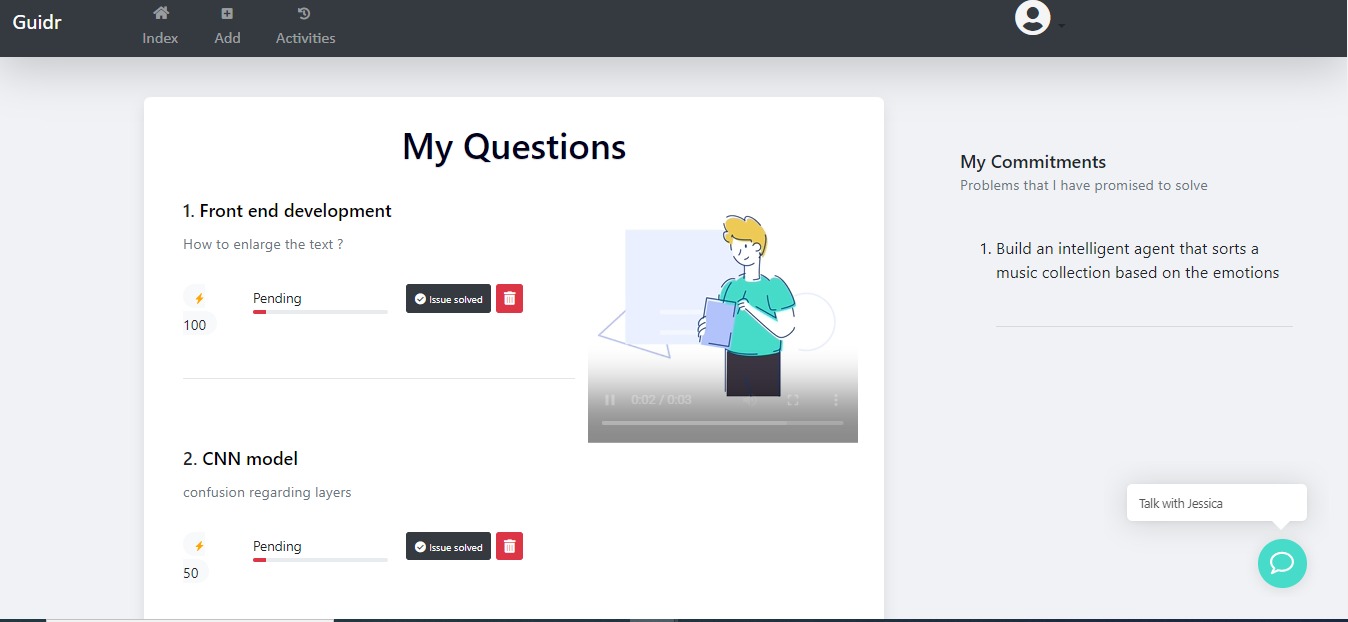 GitHub - hi-anusha/Guidr: I2C2 hackathon